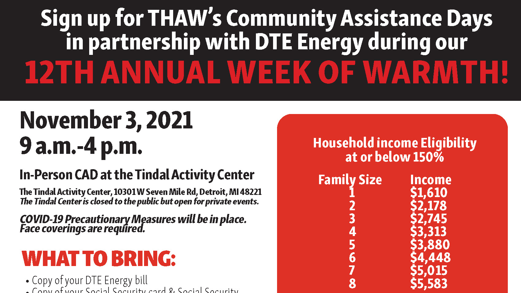 Community Assistance Day - ThawFund